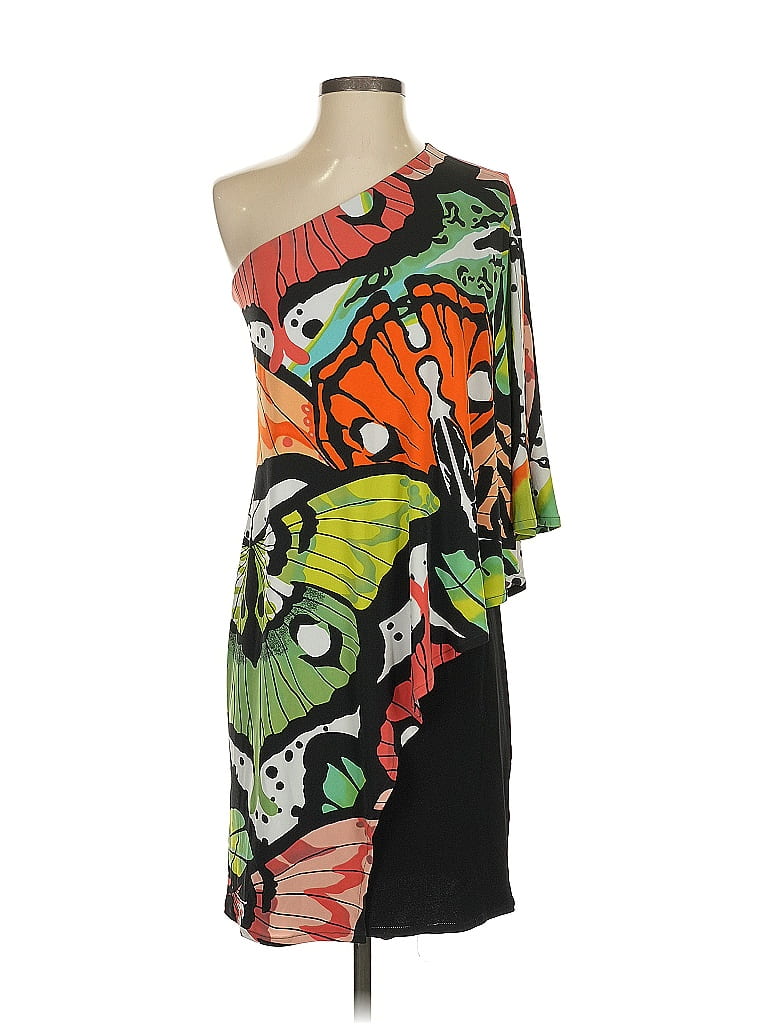 Eva Varro Graphic Green Cocktail Dress Size S - 74% off | ThredUp