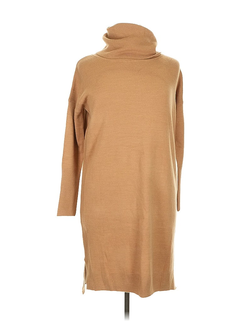 French Connection Tan Casual Dress Size L - 75% off | ThredUp