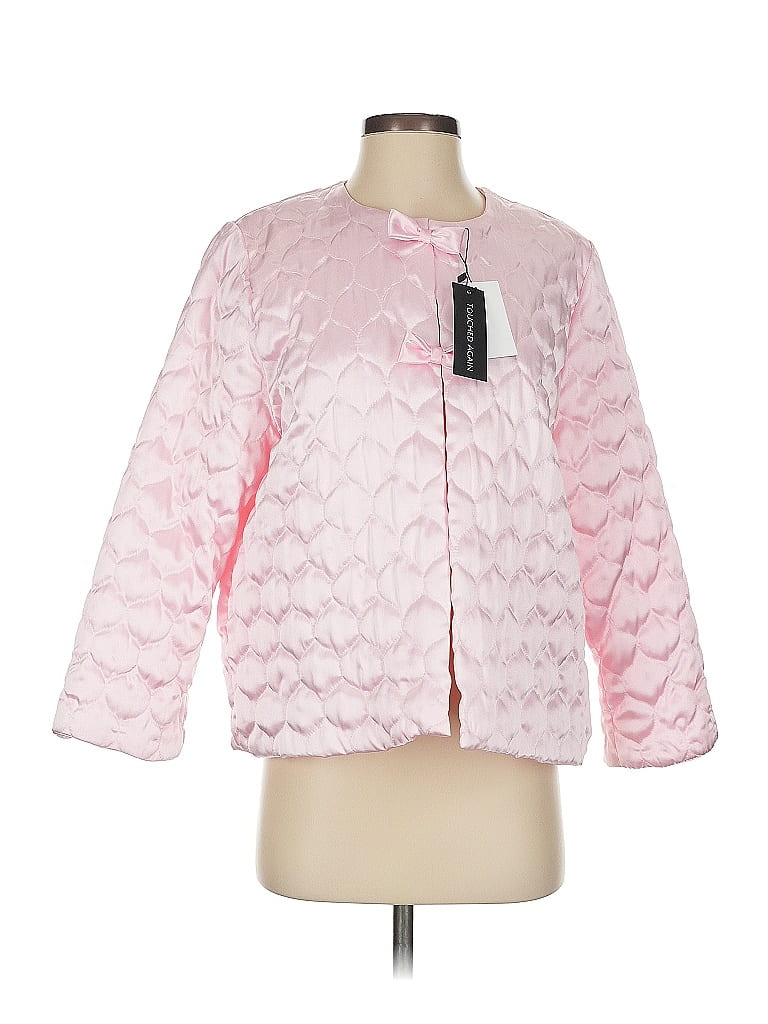 Madison Avenue 100% Polyester Solid Pink Coat Size S - 62% off | ThredUp