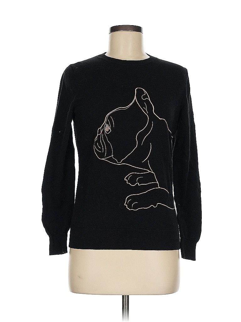 Ted Baker London 100% Baumwolle Graphic Black Pullover Sweater Size 6 ...