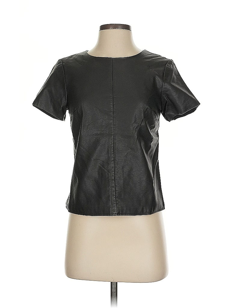 Black Rivet 100% Polyurethane Black Short Sleeve Top Size XS - 62% off ...