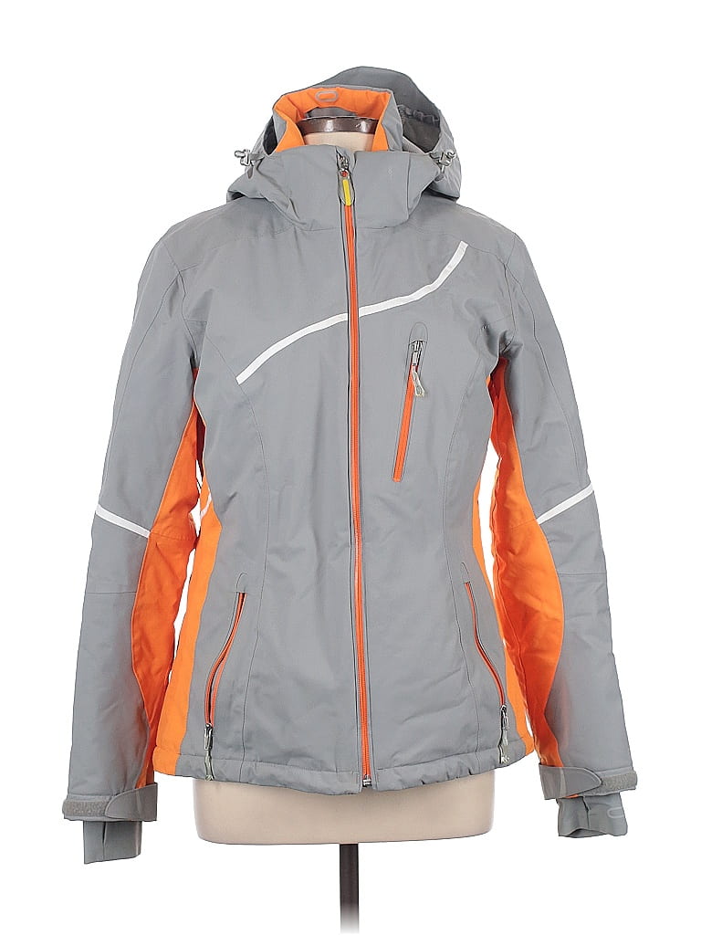 Obermeyer 100% Polyester Gray Snow Jacket Size 10 - 74% off | ThredUp