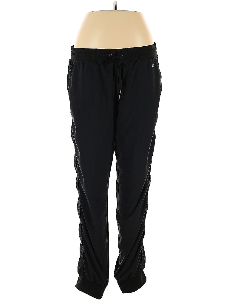 Gap Fit Black Track Pants Size L - 63% off | ThredUp
