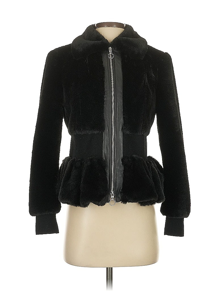 Rebecca Taylor 100% Polyester Black Jacket Size XS - 78% off | ThredUp