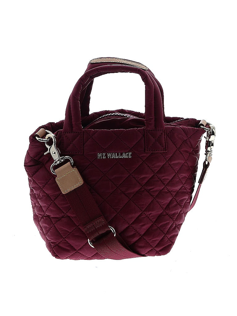 MZ Wallace Argyle Burgundy Pink Satchel One size - 67% off | ThredUp