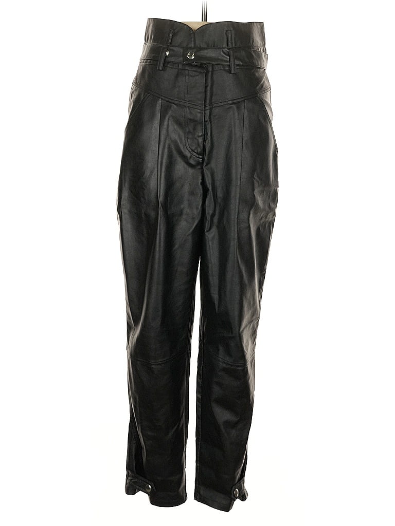 Seta 100% Leather Black Leather Pants Size M - 72% off | ThredUp