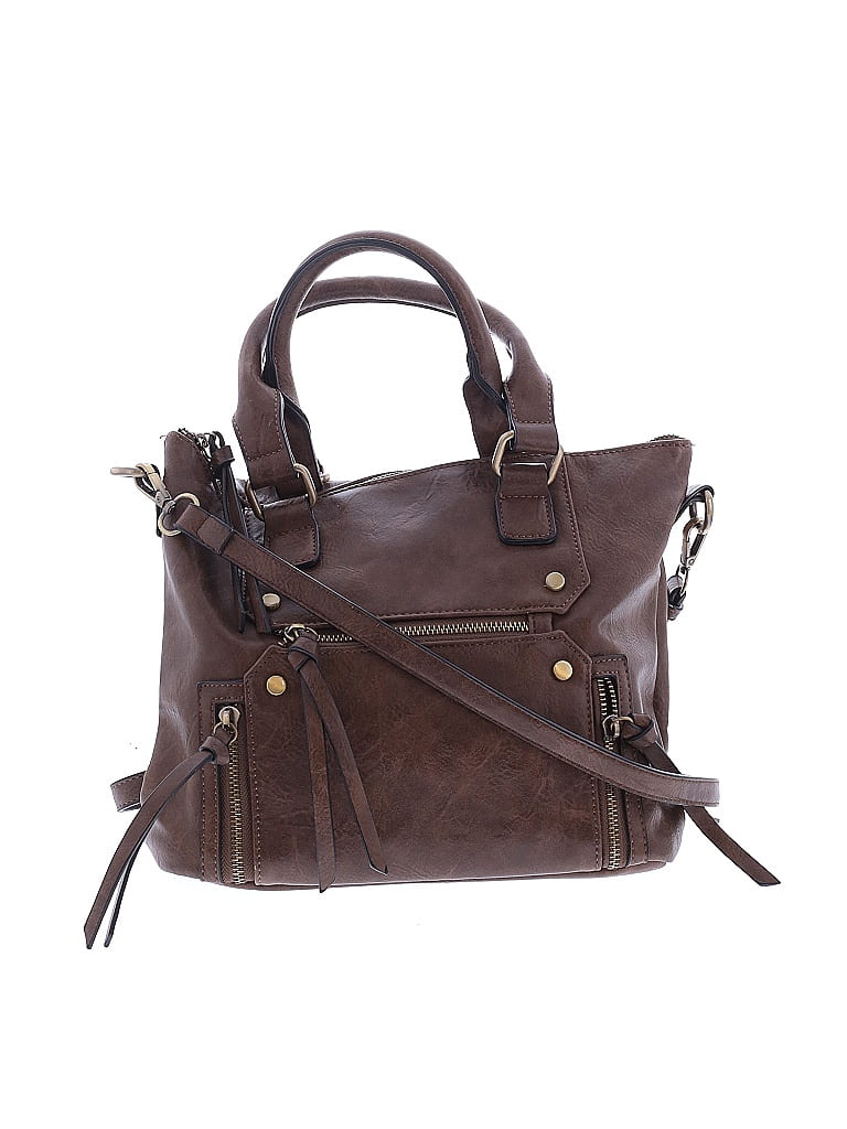 Unbranded Solid Brown Satchel One size - 64% off | ThredUp