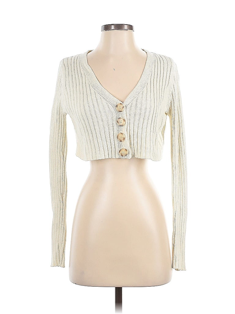 Urban Outfitters Ivory Cardigan Size XS - 67% off | ThredUp