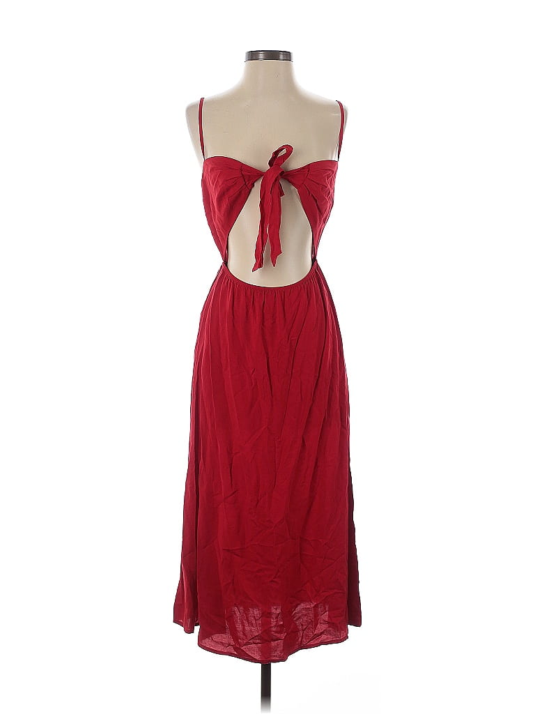 Forever 21 Contemporary 100% Rayon Red Cocktail Dress Size S - 46% off ...