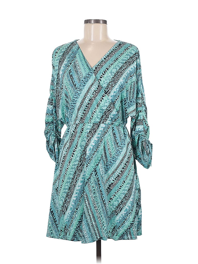 Robert Louis Teal Casual Dress Size M - 56% off | ThredUp