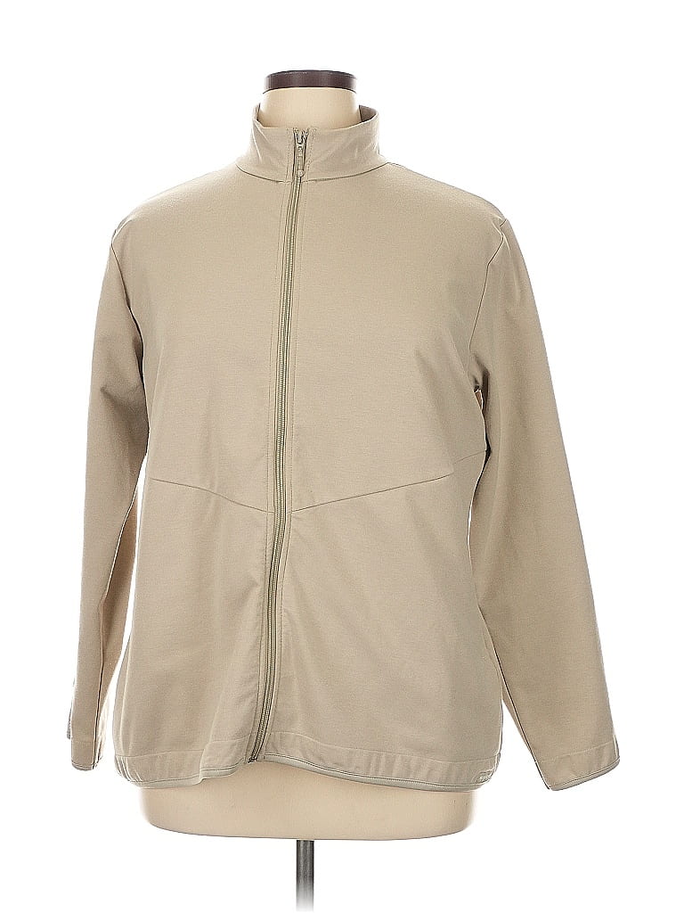 Woolrich Solid Tan Track Jacket Size XL - 82% off | ThredUp