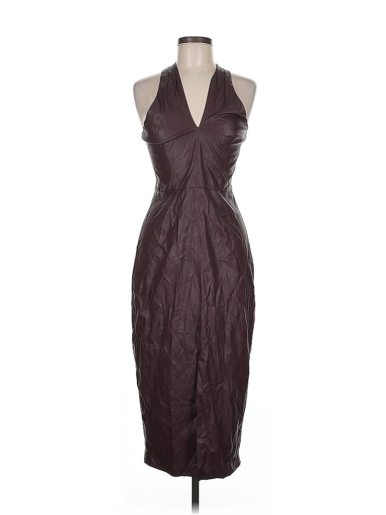 Saylor 100% Polyurethane Brown Burgundy Cocktail Dress Size M - 67% off ...