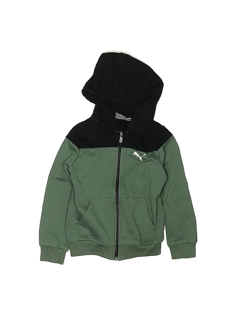 Puma Green Zip Up Hoodie Size 4T - 55% off | ThredUp