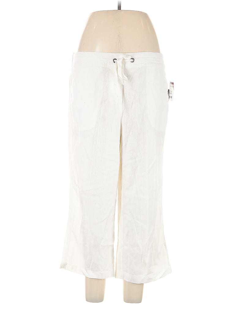 Per Se White Linen Pants Size L - 6% off | ThredUp