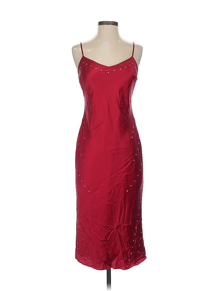 Moda International 100% Silk Burgundy Cocktail Dress Size 4 - 20% off ...