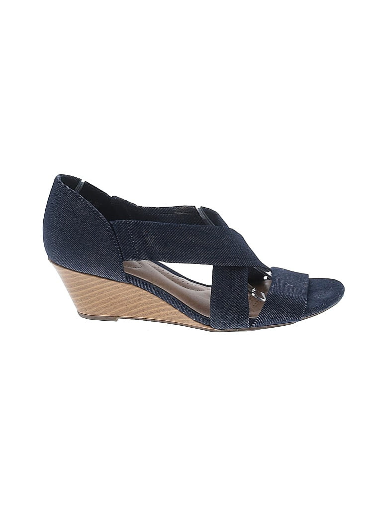 Dexflex Blue Wedges Size 8 1/2 (wide) - 47% off | ThredUp