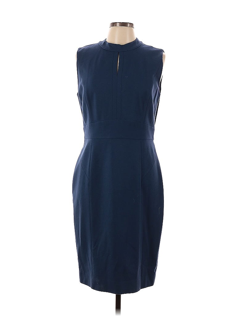 Classiques Entier Solid Blue Cocktail Dress Size 12 - 83% off | ThredUp