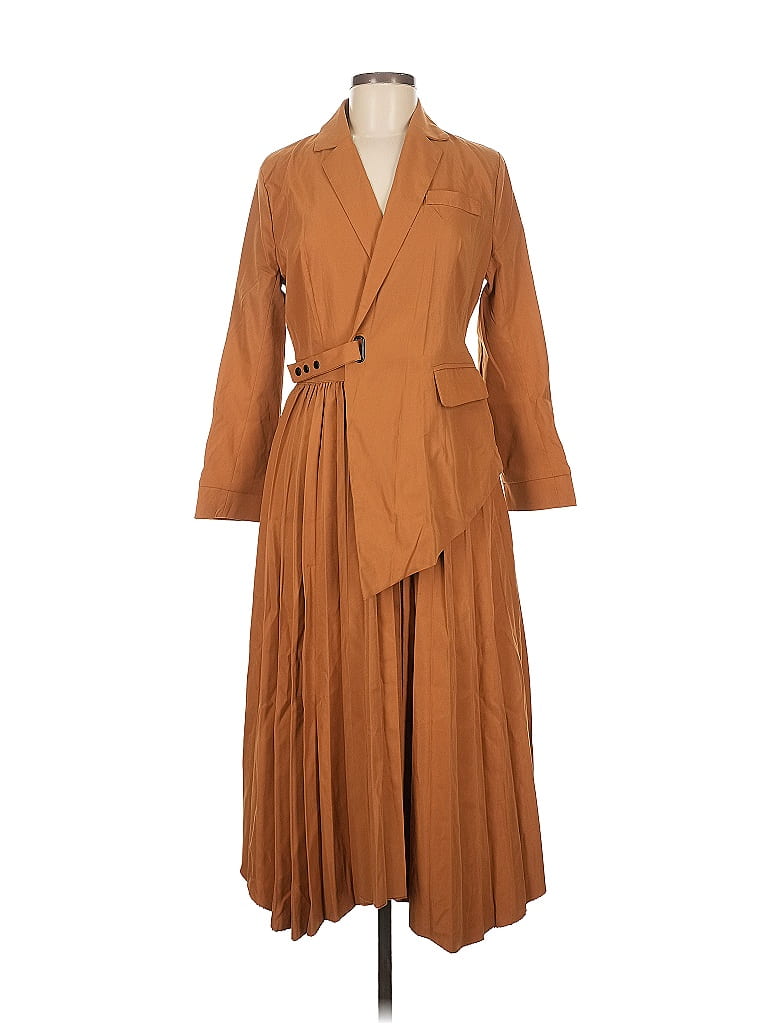 La' Ros 100% Polyester Brown Casual Dress Size M - 56% off | ThredUp