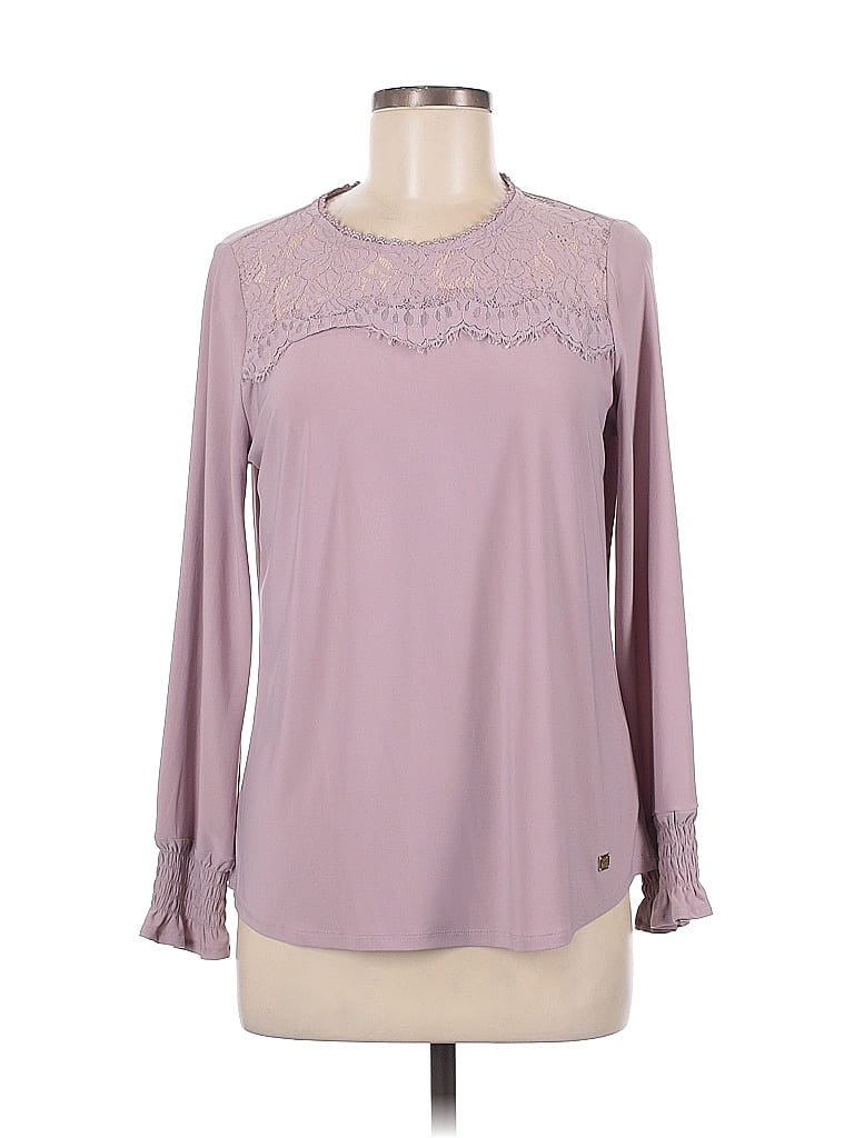 Anne Klein Purple Long Sleeve Blouse Size M - 77% off | ThredUp