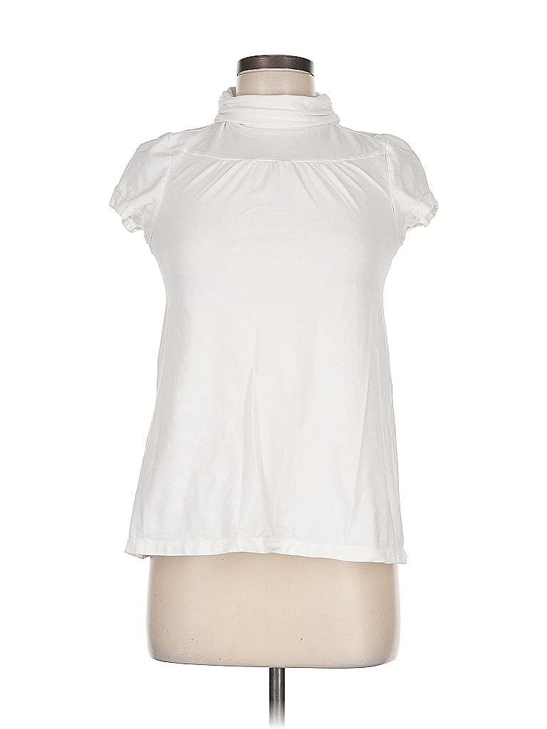One Step Up White Short Sleeve Top Size M - 7% off | ThredUp