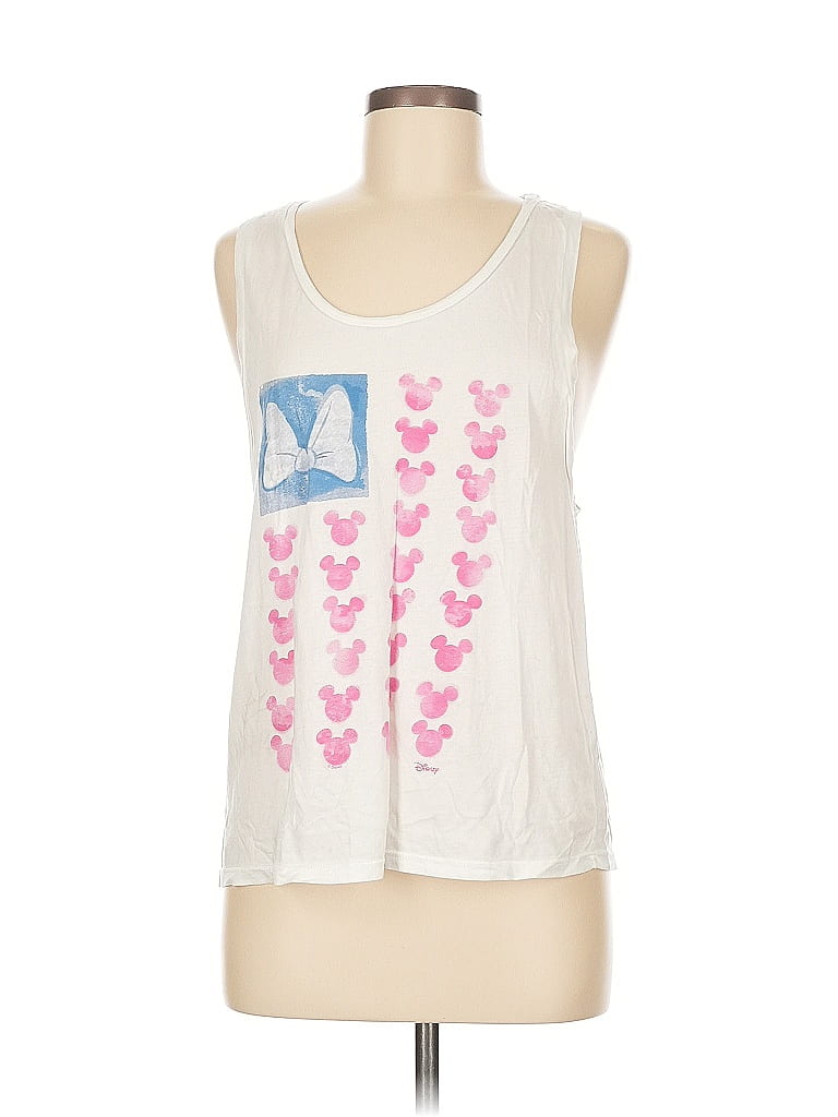 Junk Food White Tank Top Size M - 28% off | ThredUp