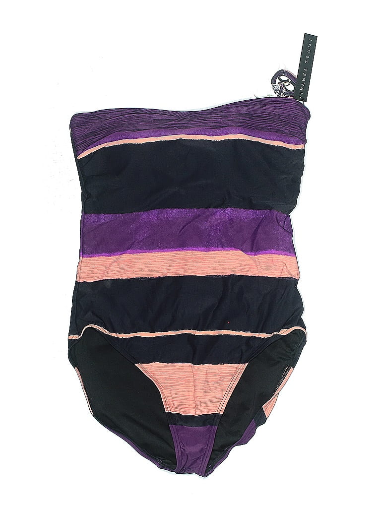 Ivanka Trump Stripes Purple Swimsuit Bottoms Size 14 - 73% off | ThredUp