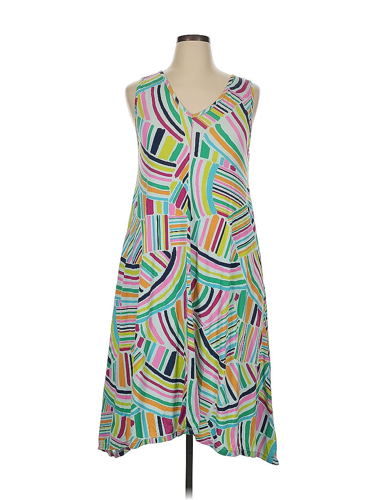 Fresh Produce Graphic Green Casual Dress Size 16 - 71% off | ThredUp