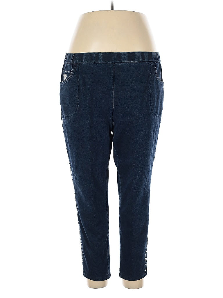 Quacker Factory Blue Casual Pants Size 1X - 67% off | ThredUp