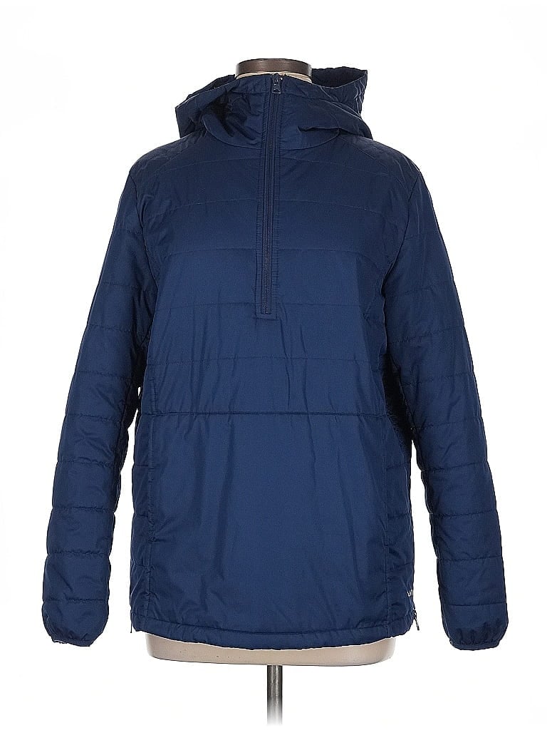Lands' End 100% Polyester Blue Snow Jacket Size M - 70% off | ThredUp