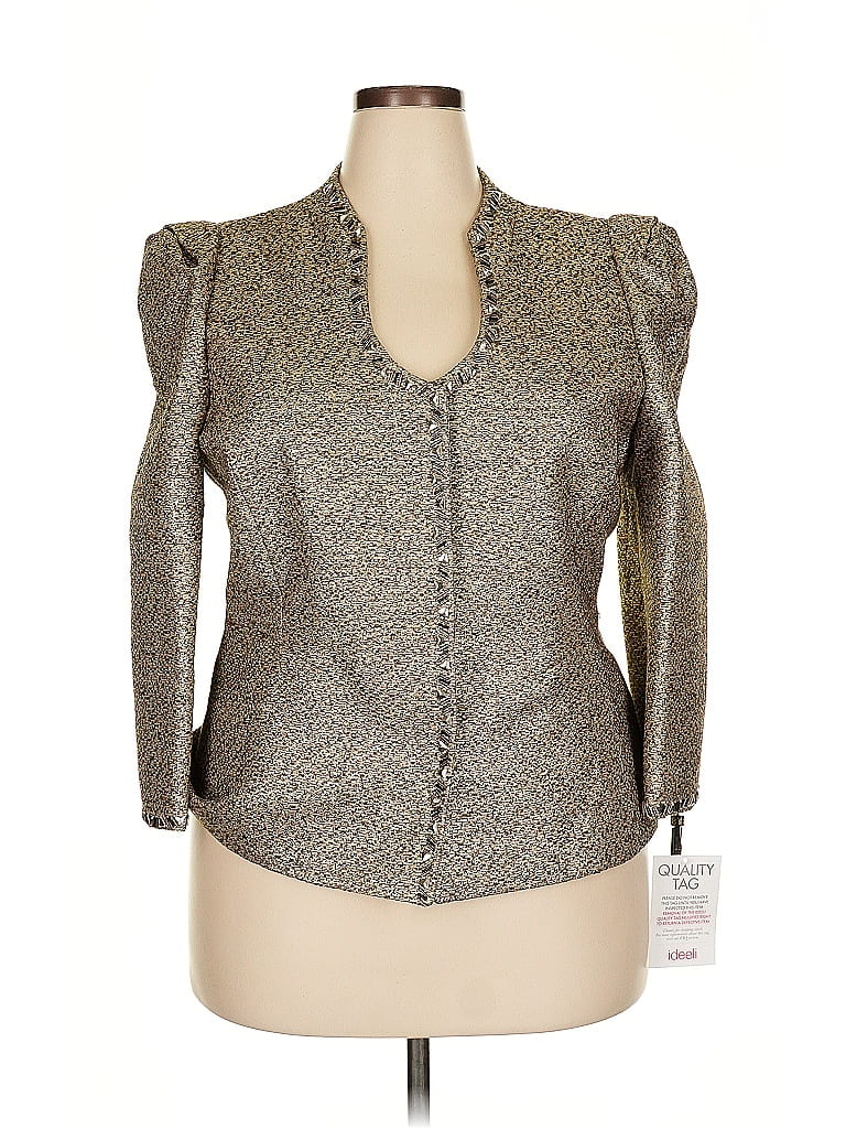 Tahari by ASL Metallic Gold Jacket Size 18 - 72% off | ThredUp