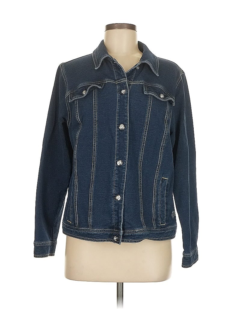 Dream Jeannes by Quacker Factory Blue Denim Jacket Size M - 47% off ...
