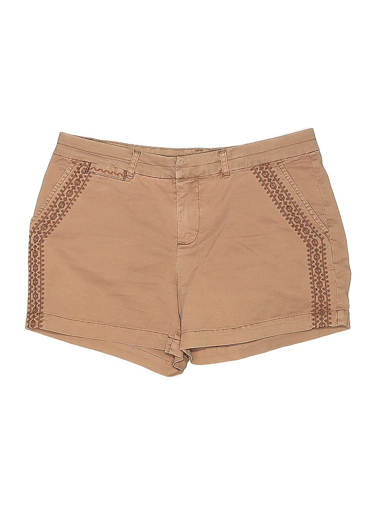 Garnet Hill 100% Organic Cotton Tan Khaki Shorts Size 6 - 77% off | ThredUp