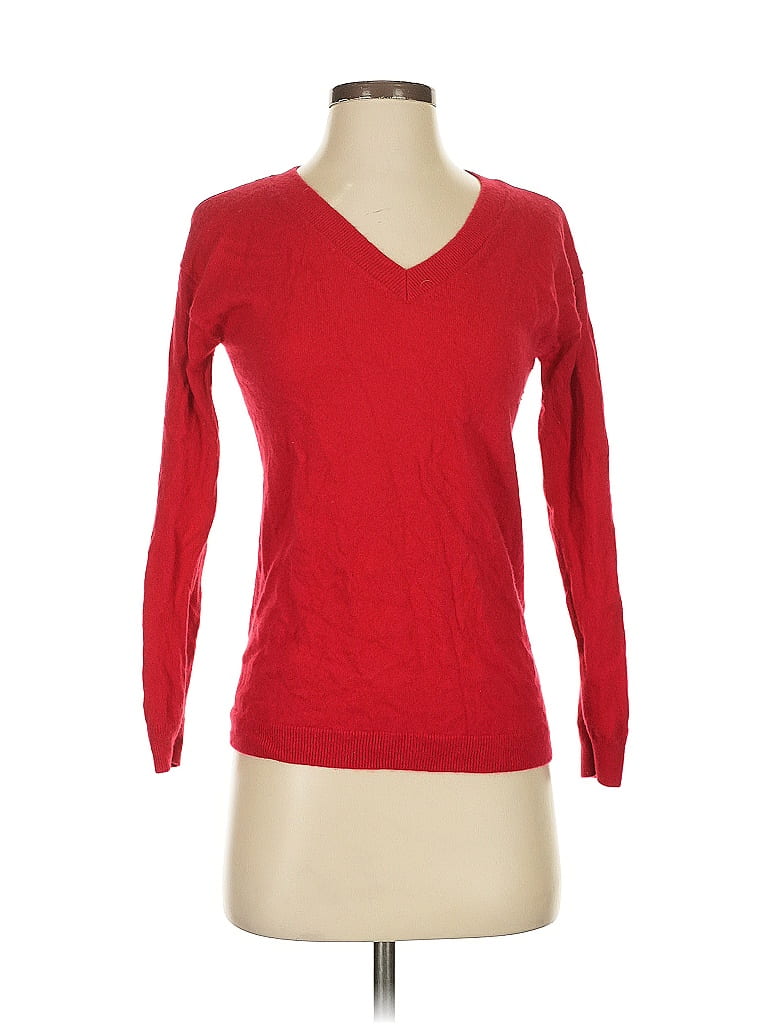 Talbots 100% Cashmere Red Cashmere Pullover Sweater Size S - 75% off ...