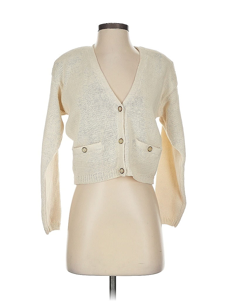 SK & Company Ivory Cardigan Size P (petite) - 62% off | ThredUp