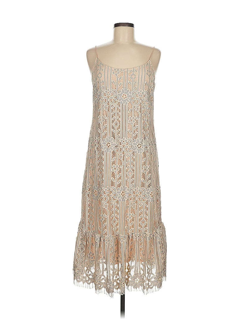 Eri + Ali Tan Cocktail Dress Size M - 74% off | ThredUp