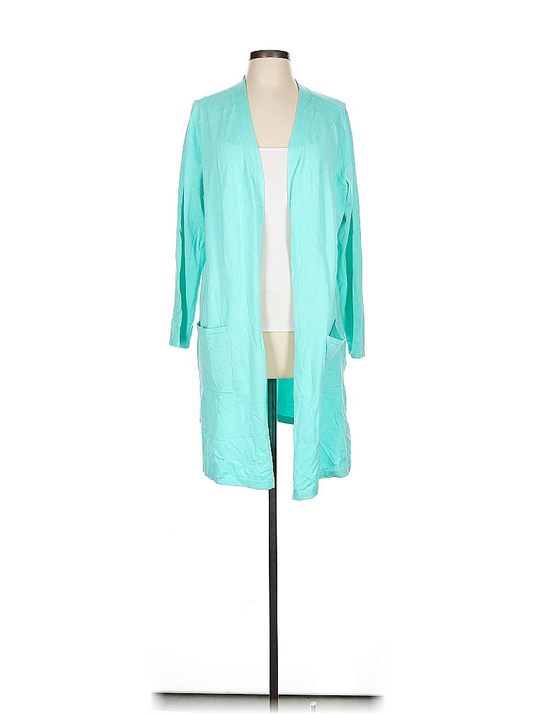 Belle By Kim Gravel Teal Cardigan Size L - 68% off | ThredUp