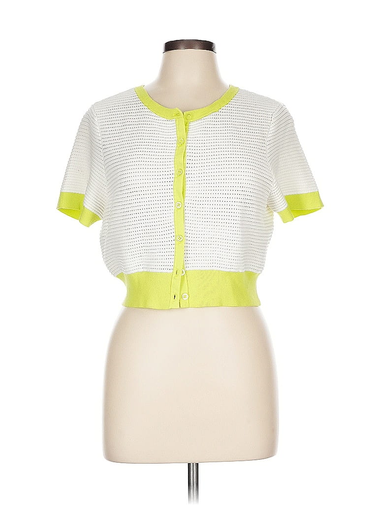 Toccin X RTR White Cardigan Size L - 73% off | ThredUp