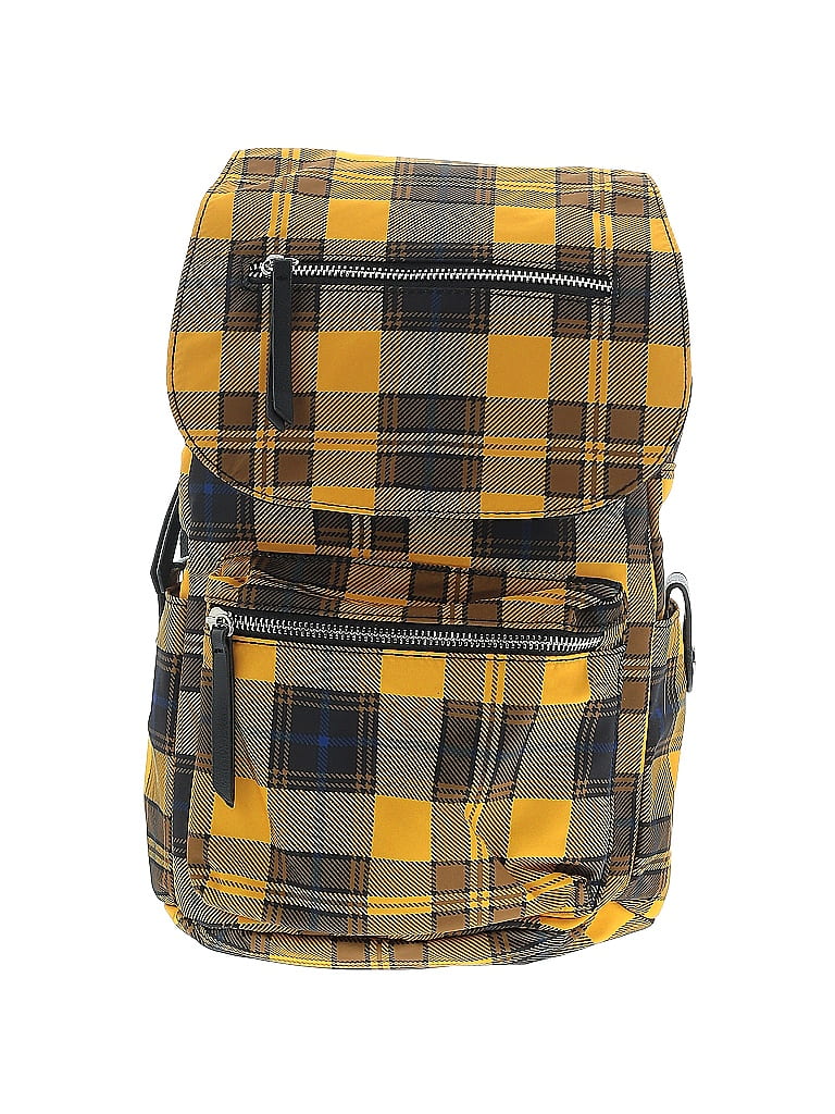 Madden Girl Plaid Yellow Backpack One size - 39% off | ThredUp