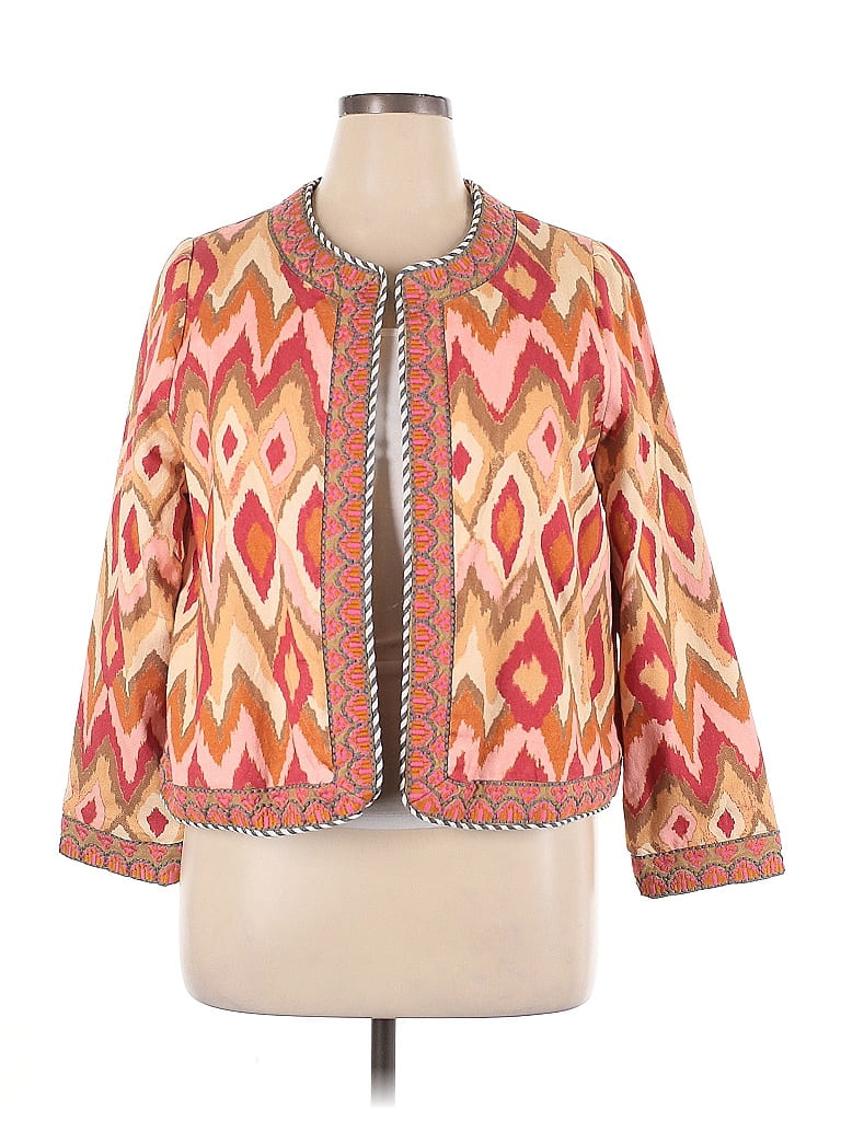 Sundance 100% Cotton Orange Jacket Size XL - 75% off | ThredUp