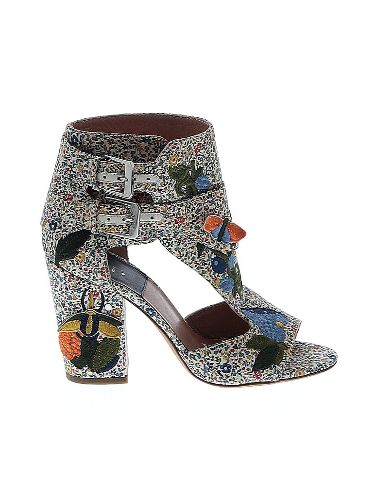 Laurence Dacade Floral Blue Tan Heels Size EU 37 - 19% off | ThredUp