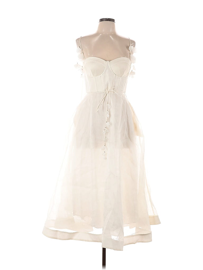 Zimmermann Ivory Cocktail Dress Size 8 - 67% off | ThredUp