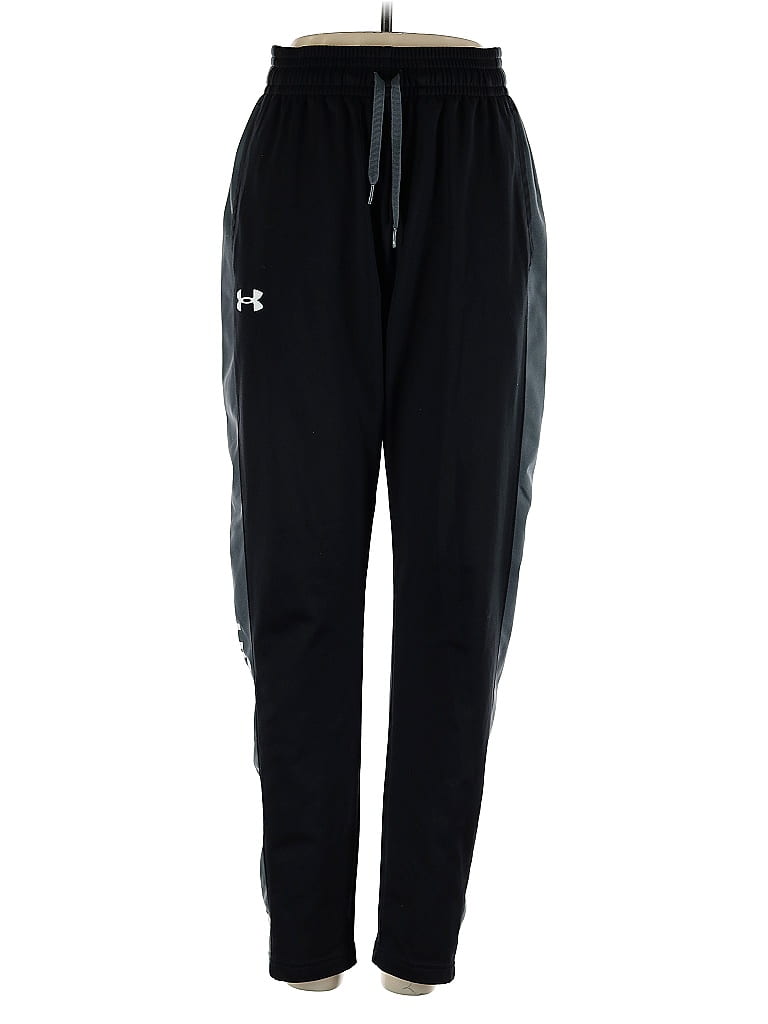Under Armour 100% Polyester Black Track Pants Size S - 53% off | ThredUp