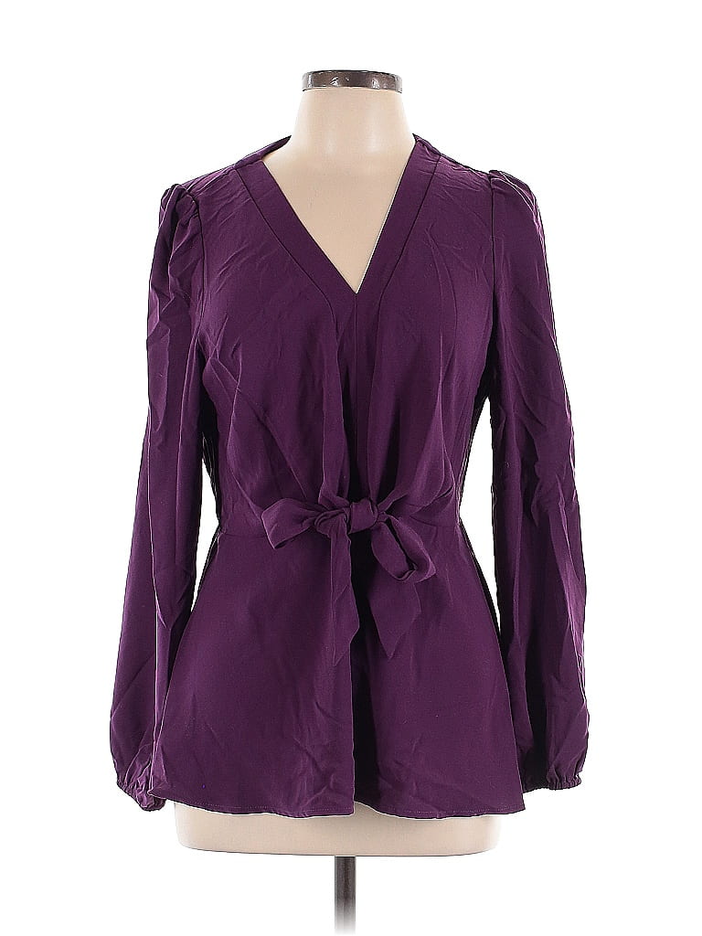 Grace Karin Purple Long Sleeve Blouse Size L - 64% off | ThredUp