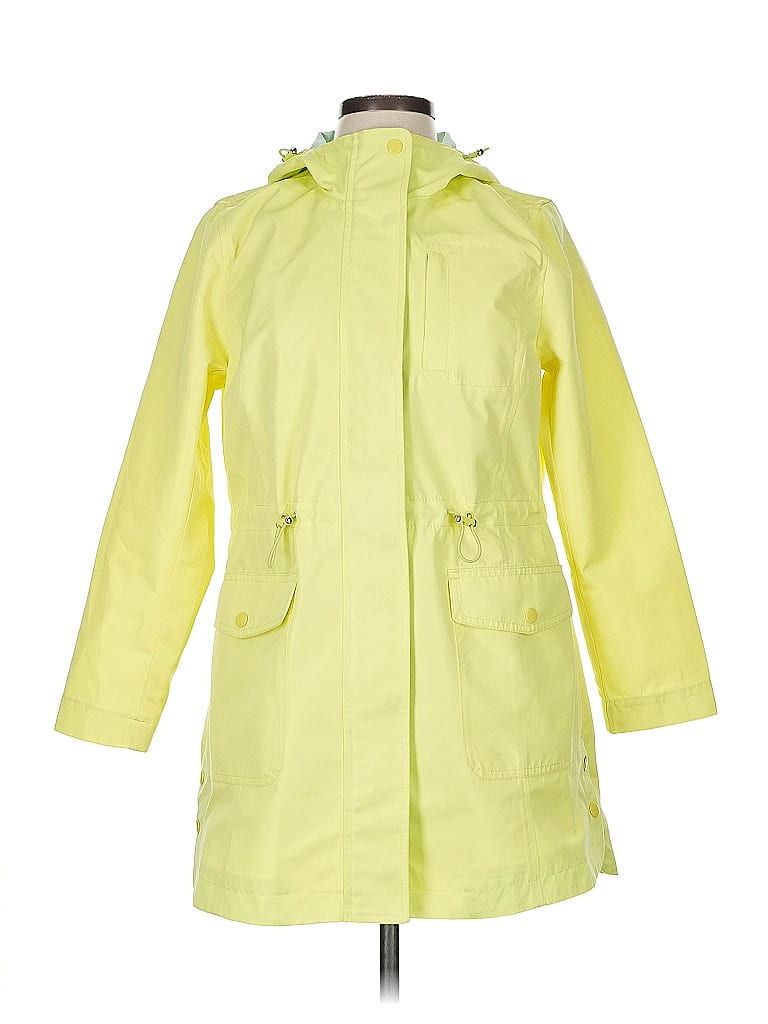 Talbots 100% Polyester Yellow Raincoat Size M - 72% off | ThredUp