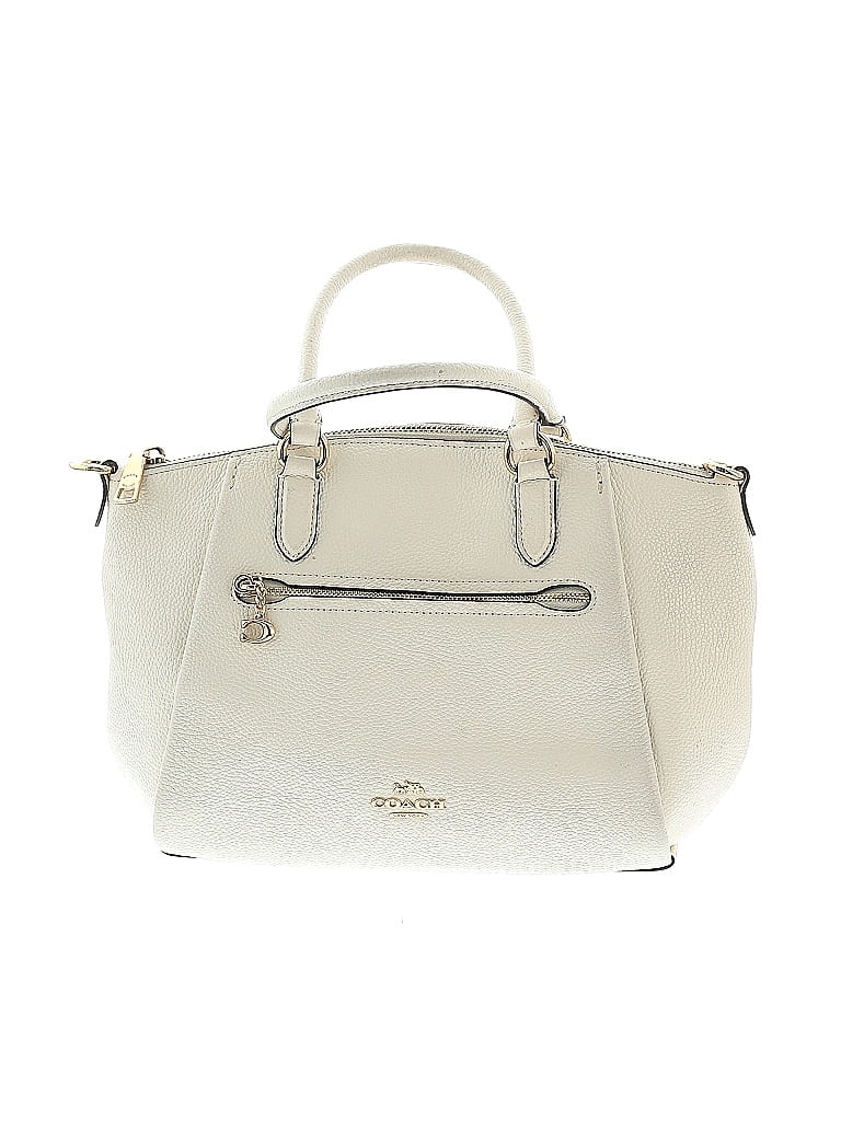 Coach Ivory Leather Satchel One size - 74% off | ThredUp