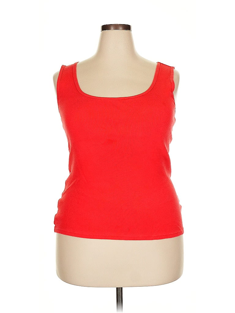 Faded Glory Red Tank Top Size 18 - 30% off | ThredUp