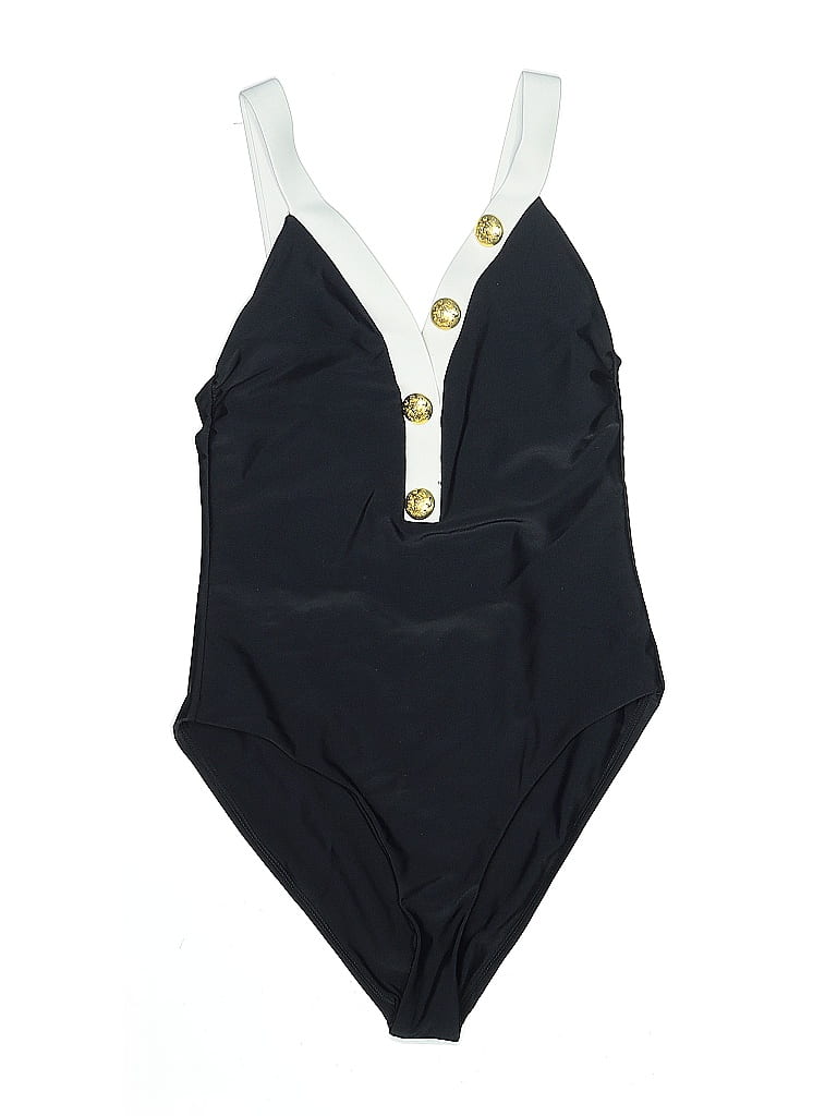 Veronica Beard Solid Black One Piece Swimsuit Size S - 27% off | ThredUp