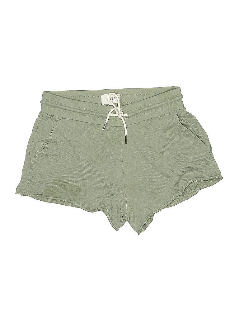 Mate 100% Organic Cotton Solid Green Khaki Shorts Size S - 60% off ...