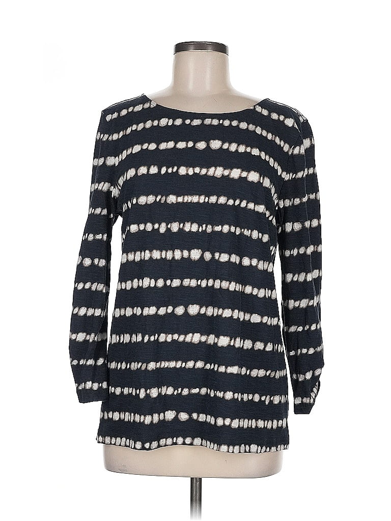 T by Talbots 100% Cotton Black Long Sleeve Blouse Size M - 74% off | ThredUp