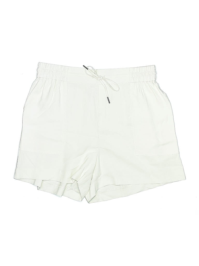 Kersh Solid Ivory Shorts Size L - 52% off | ThredUp